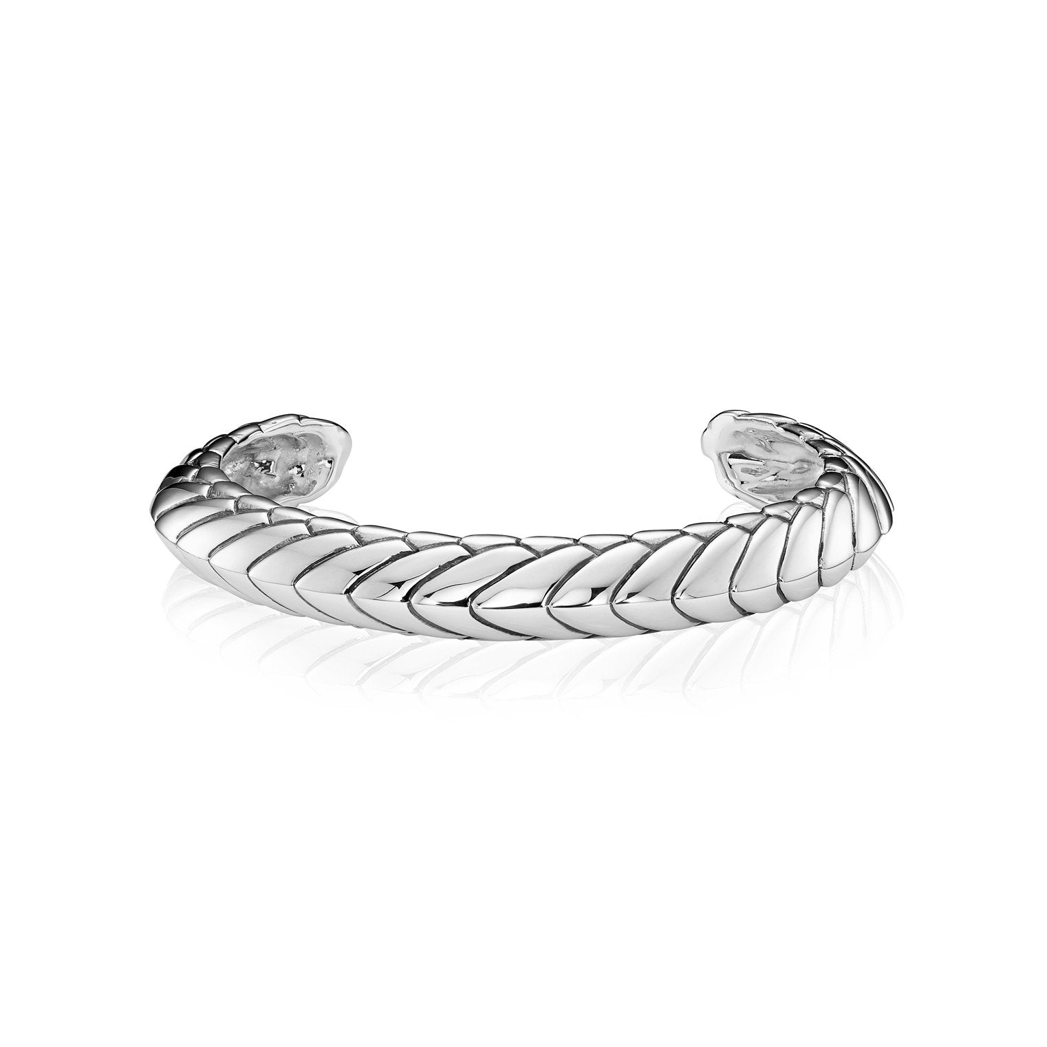 Pangolin Armour Bangle | Men's Silver Bangle | Handcrafted – Patrick Mavros