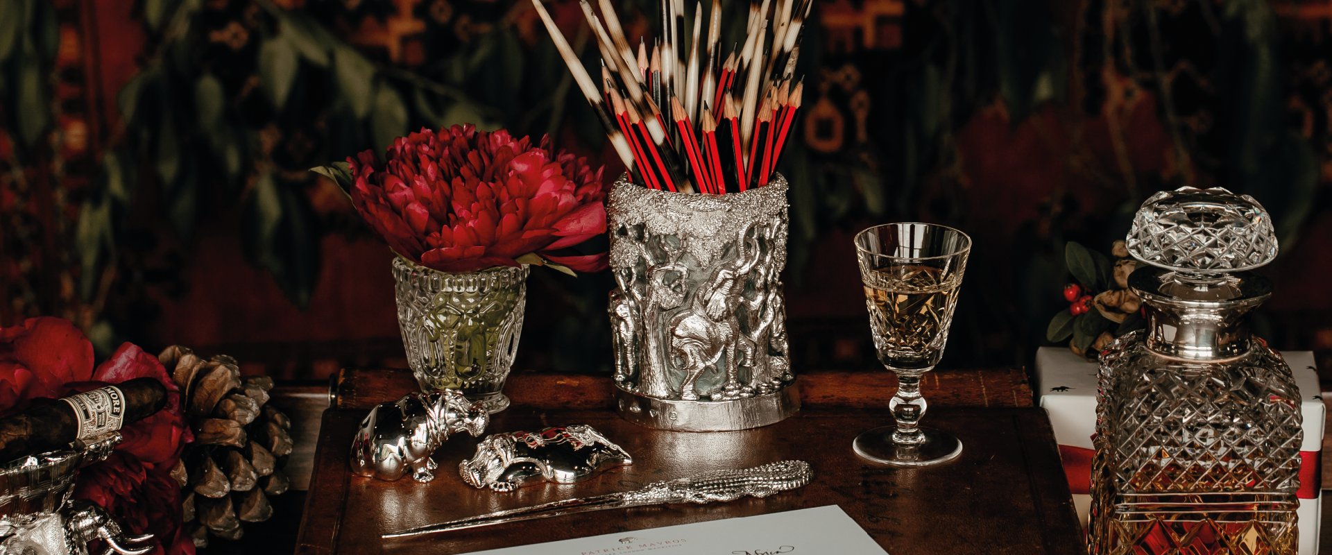 Luxury Silver Desk Accessories | African Desk Accessories – Patrick Mavros