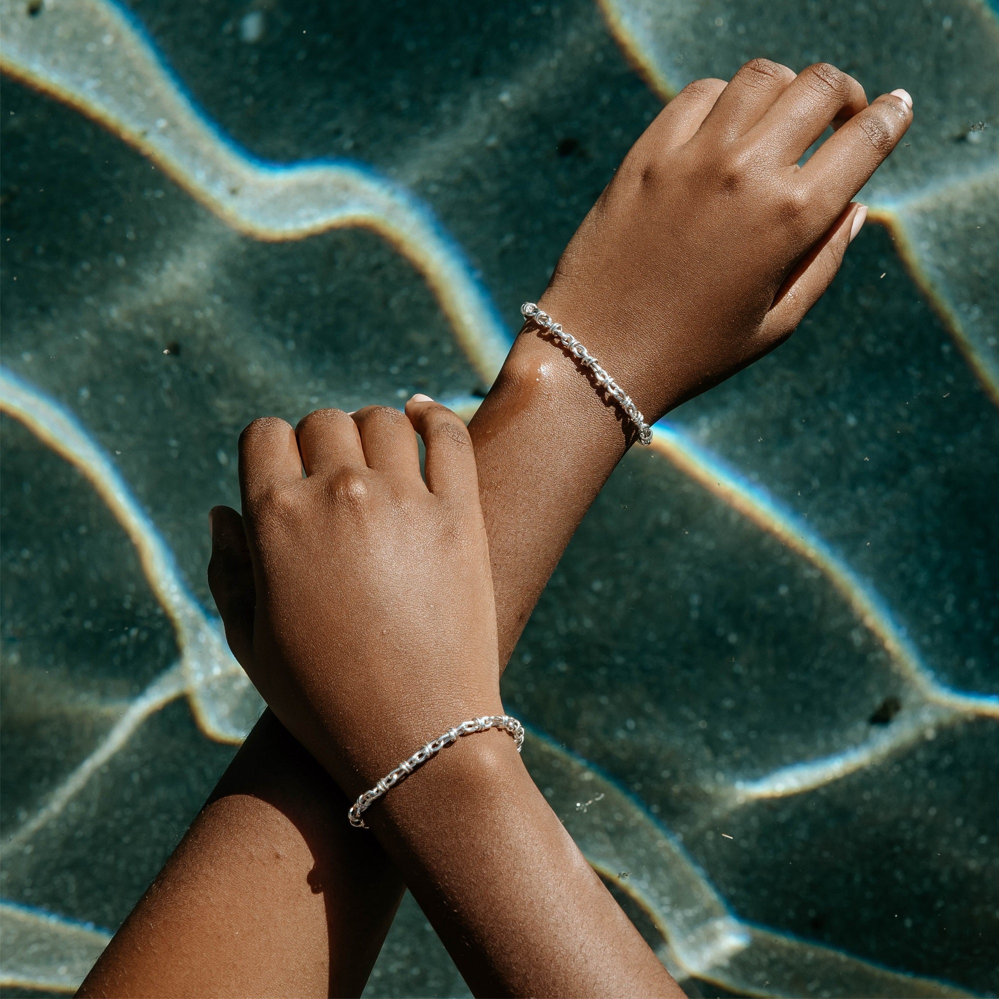 Mini Lantern Chain Bracelet in Silver | Sterling Silver Bracelet ...