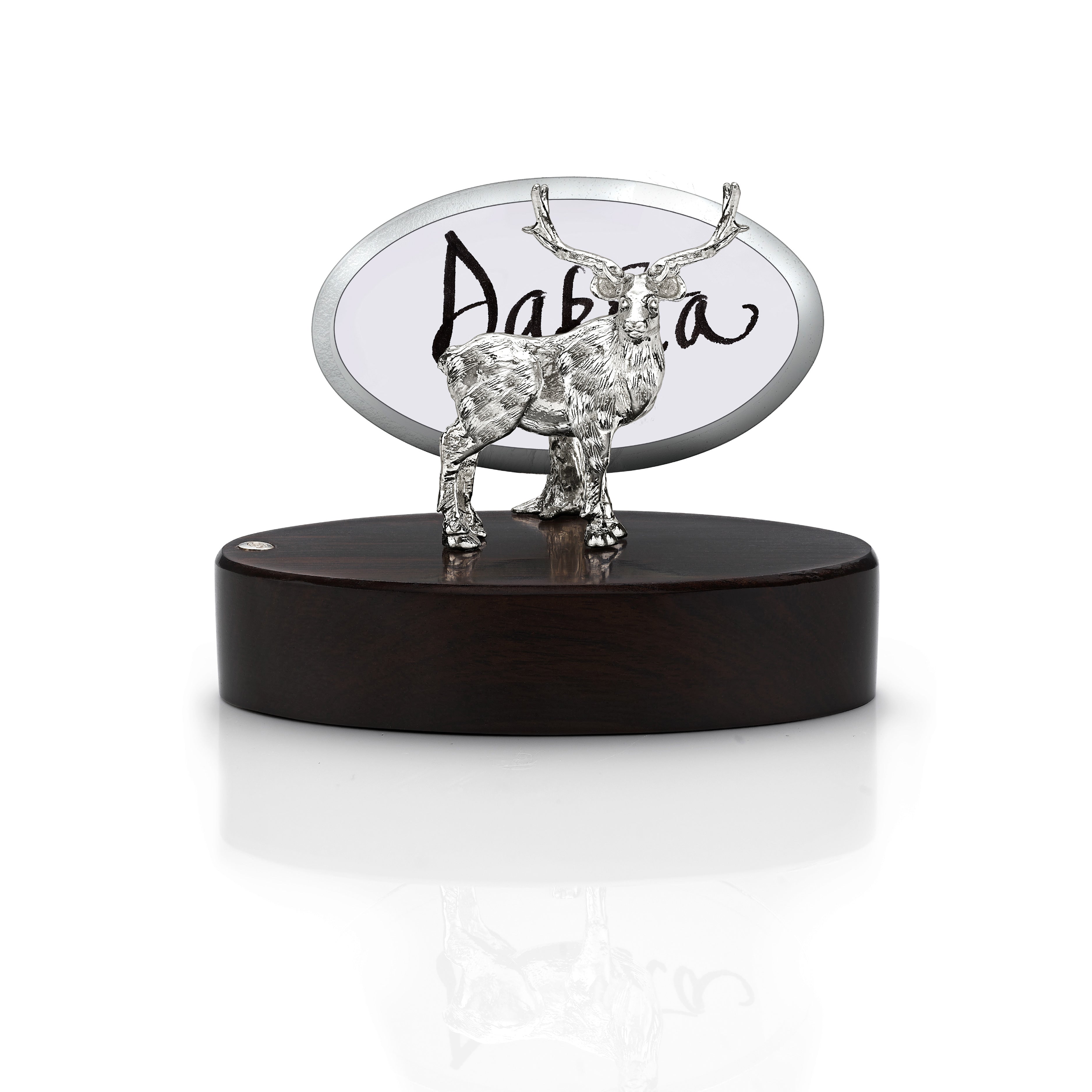 Stag Place Card Holder in Silver | Animals of the North Collection ...