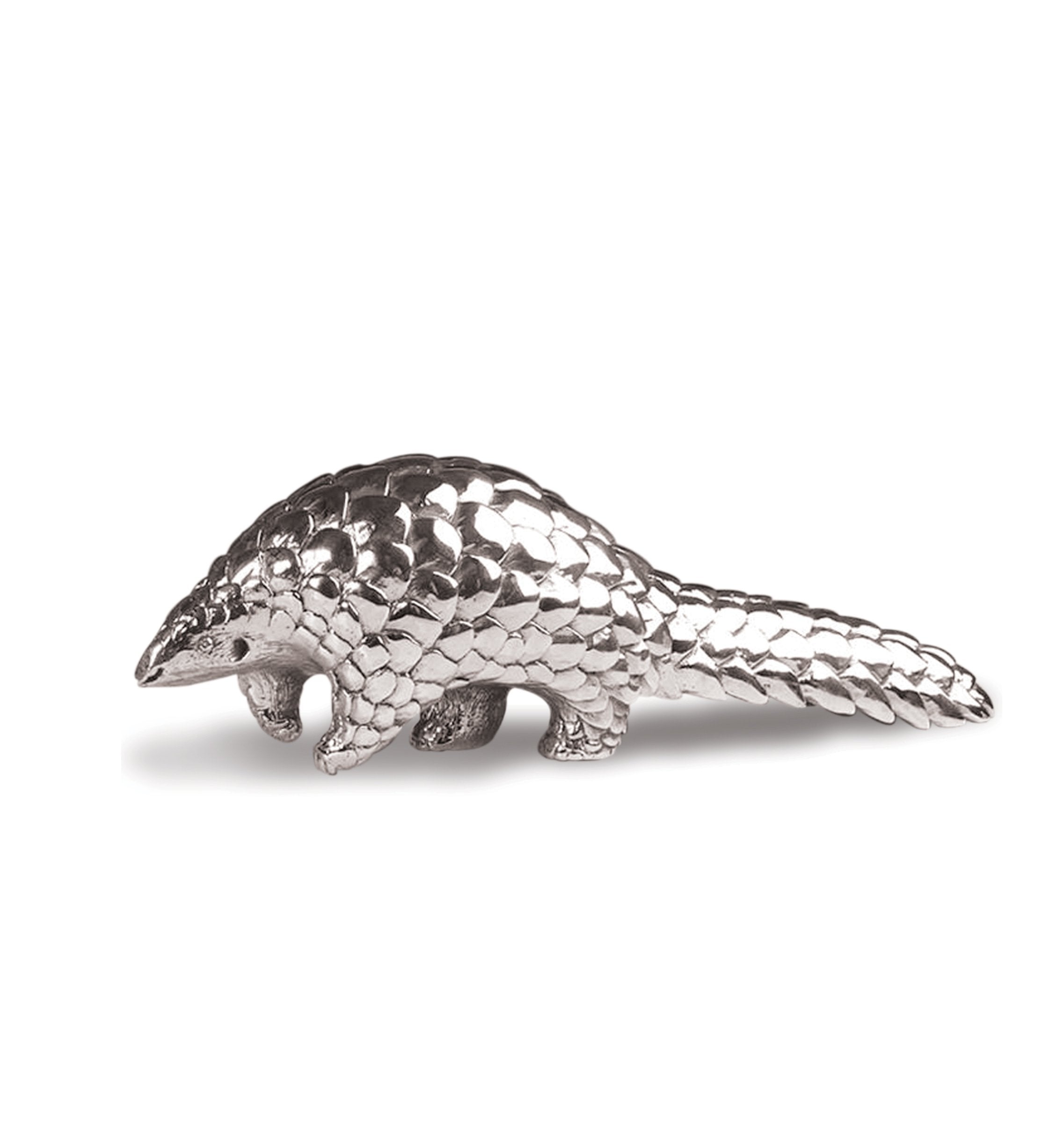 Pangolin Walking Sculpture | Sterling Silver Sculpture | Medium Size ...