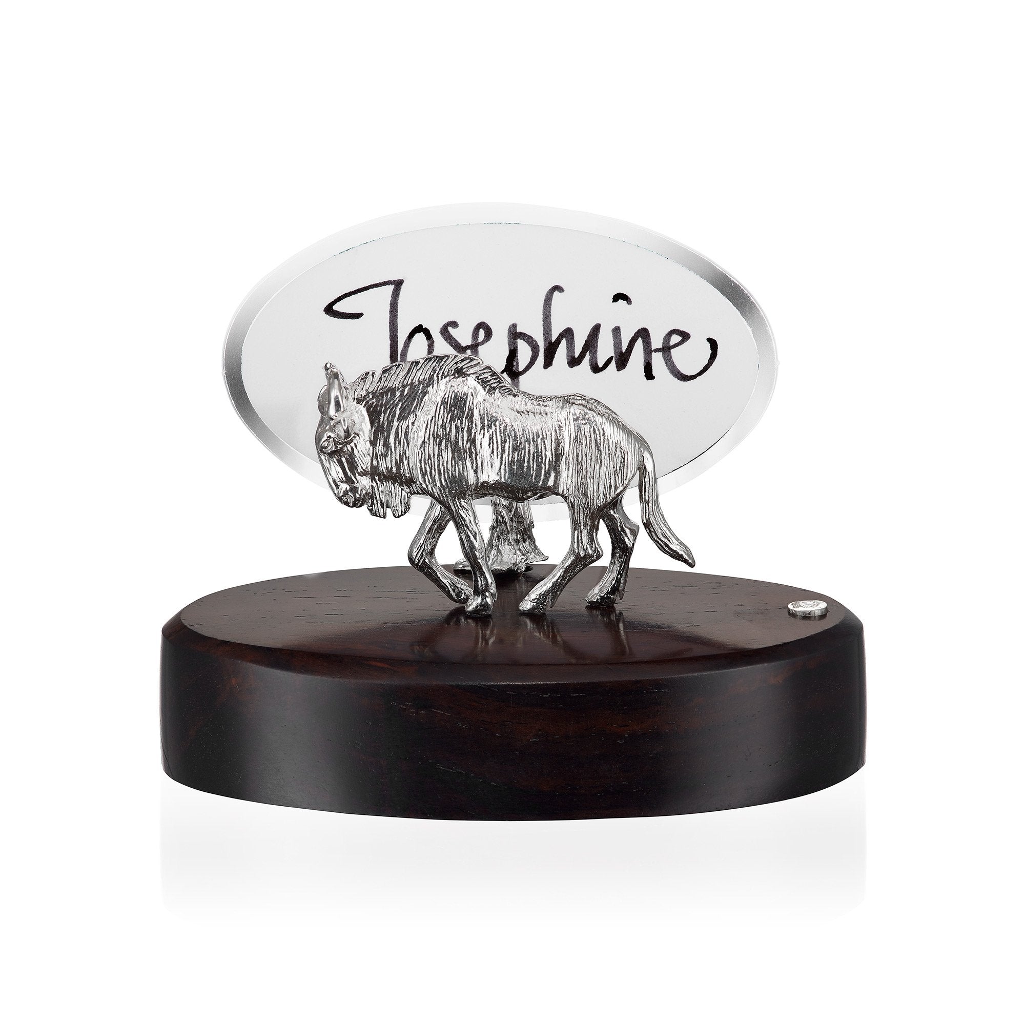 Wildebeest Place Card Holder in Silver – Patrick Mavros