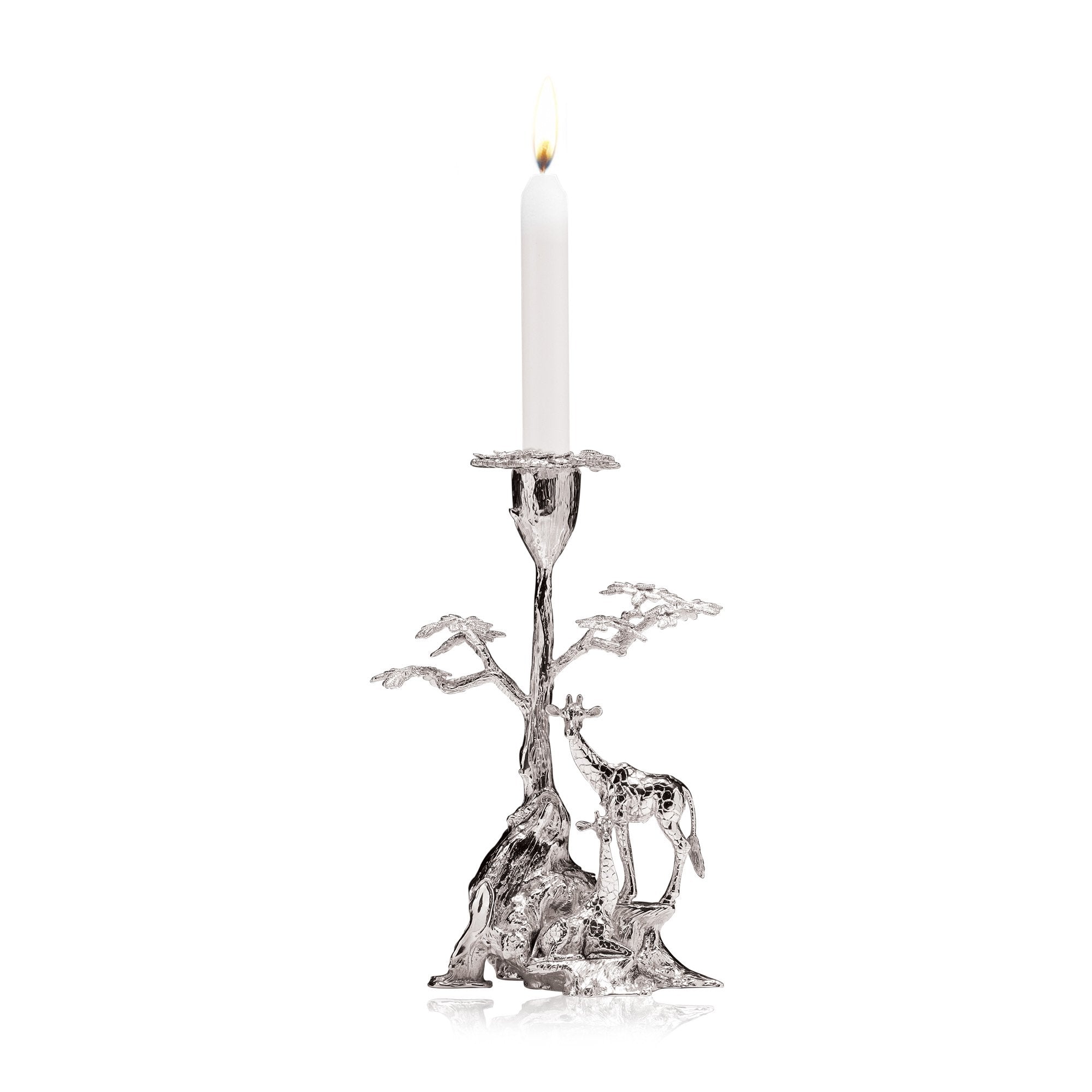 Root Tree & Giraffe Candle Holder in Silver – Patrick Mavros