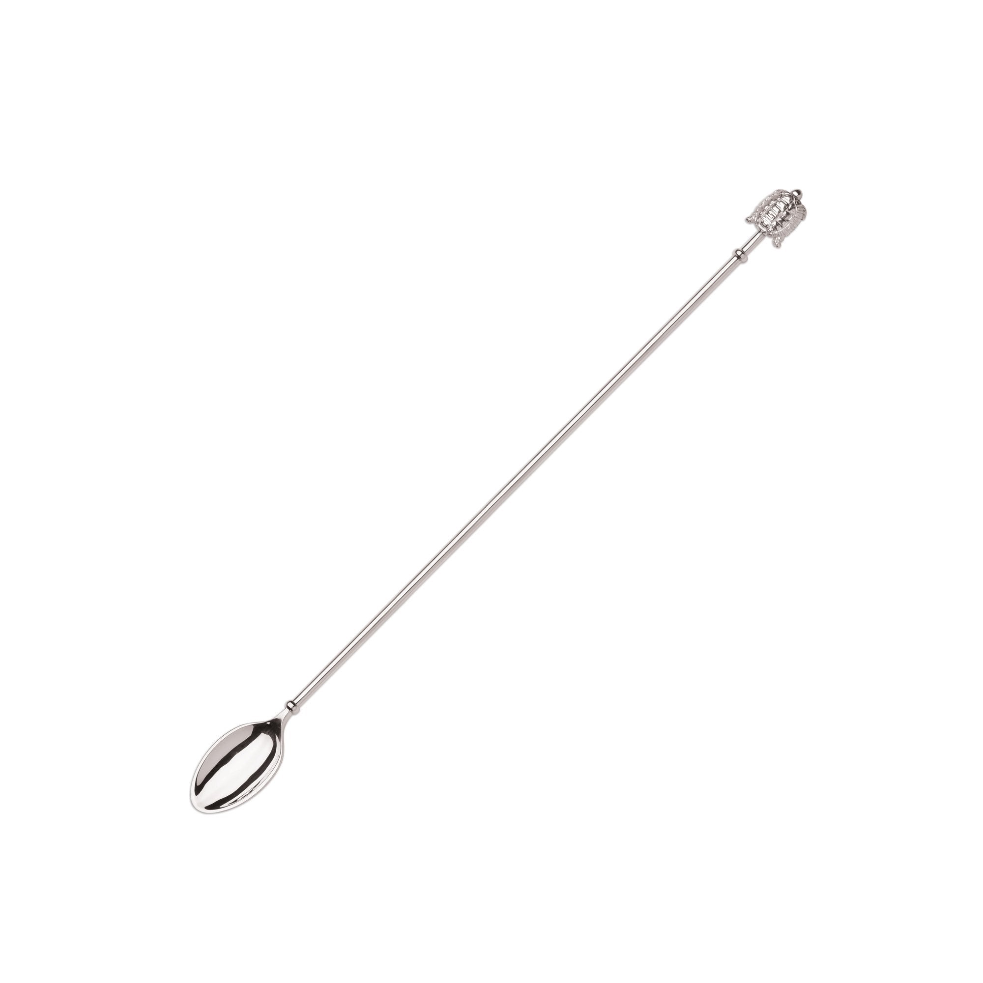 Tortoise Cocktail Spoon in Silver – Patrick Mavros